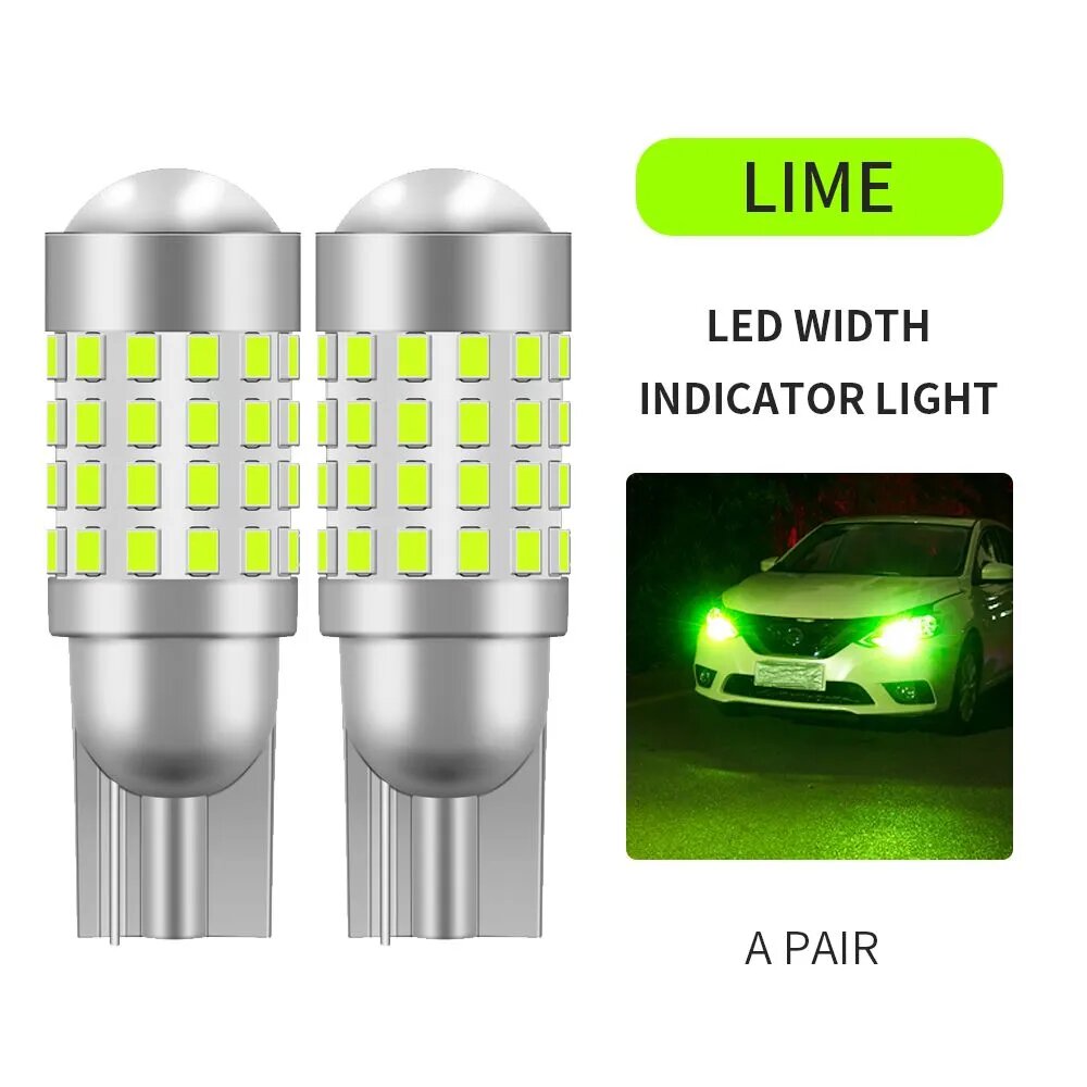 Лампа автомобильная T10/W5W, 1 шт. арт. T10 W5W 54LED