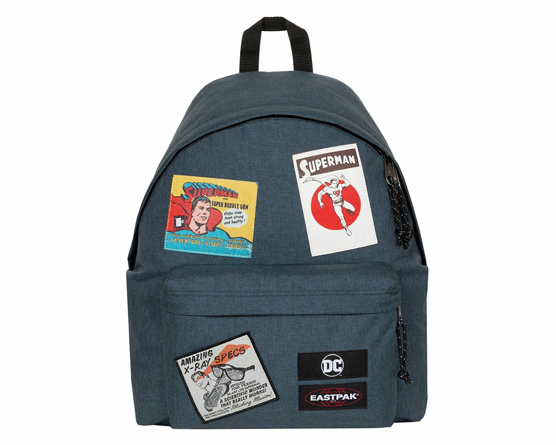 Рюкзак Eastpak PADDED PAK'R SUPERMAN PATCH, мужской, серый, полиэстер