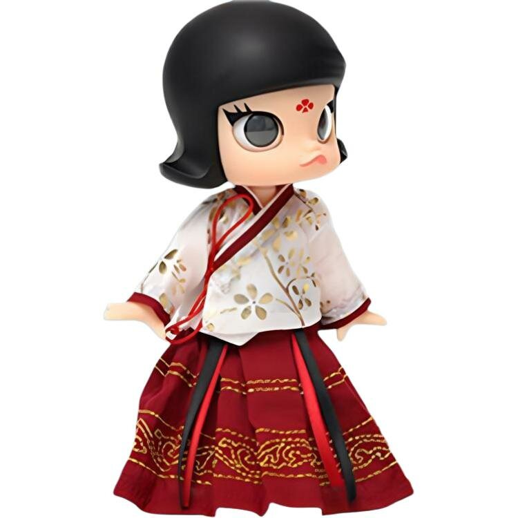 Фигурка унисекс POP MART Molly Chinoiserie, 14 см, Yellow Red Dress