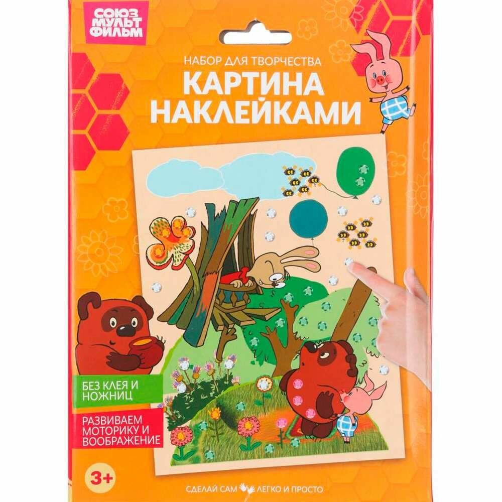 Картина наклейками мульти АРТ Набор для творчества, Союзмультфильм, Винни Пух 403454