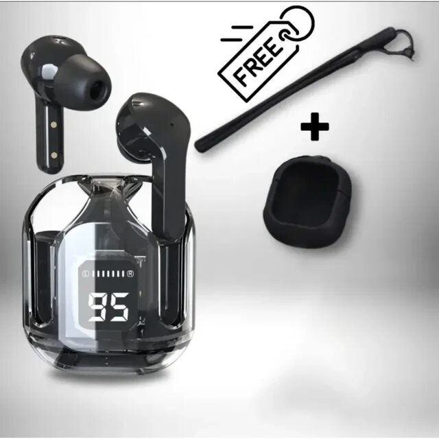 (В комплект поставки наушников входят защитный чехол и ремешок) Игровые наушники T2 TWS, Bluetooth 5.3, шумоподавление, высококачественное стереозвучание HiFi.