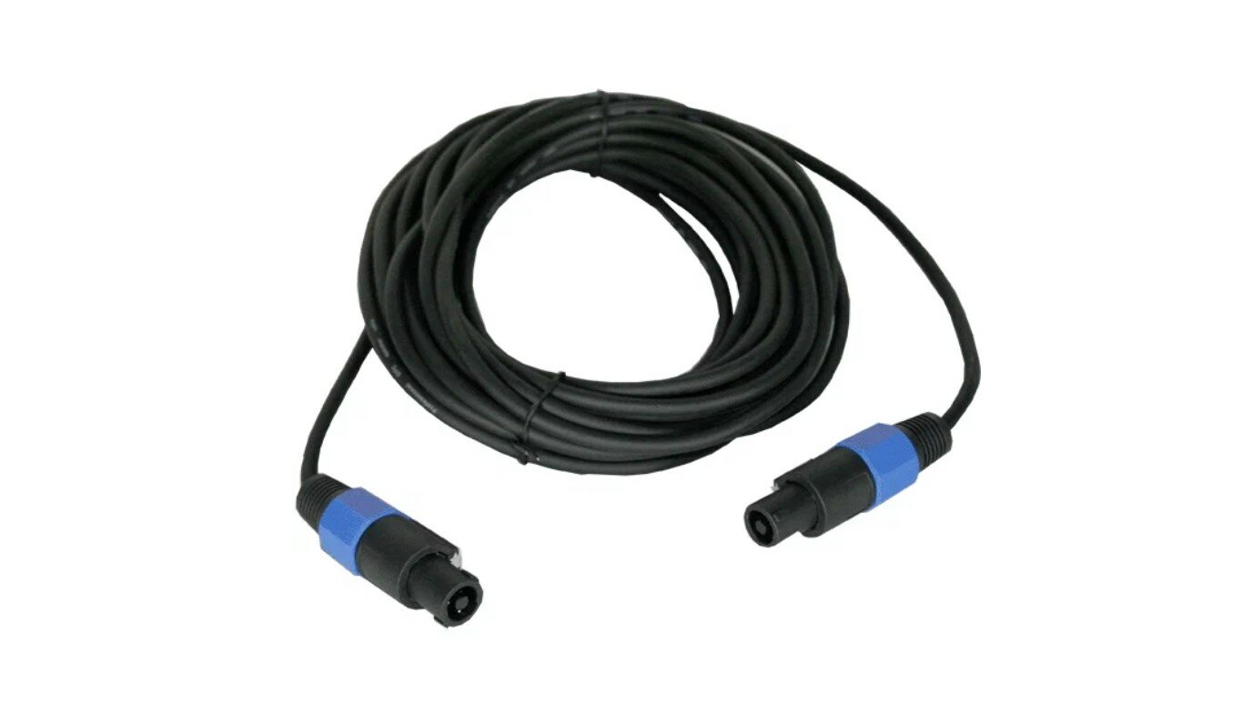 Кабель акустический Invotone ACS1120 Speakon - Speakon, 20 м, черный