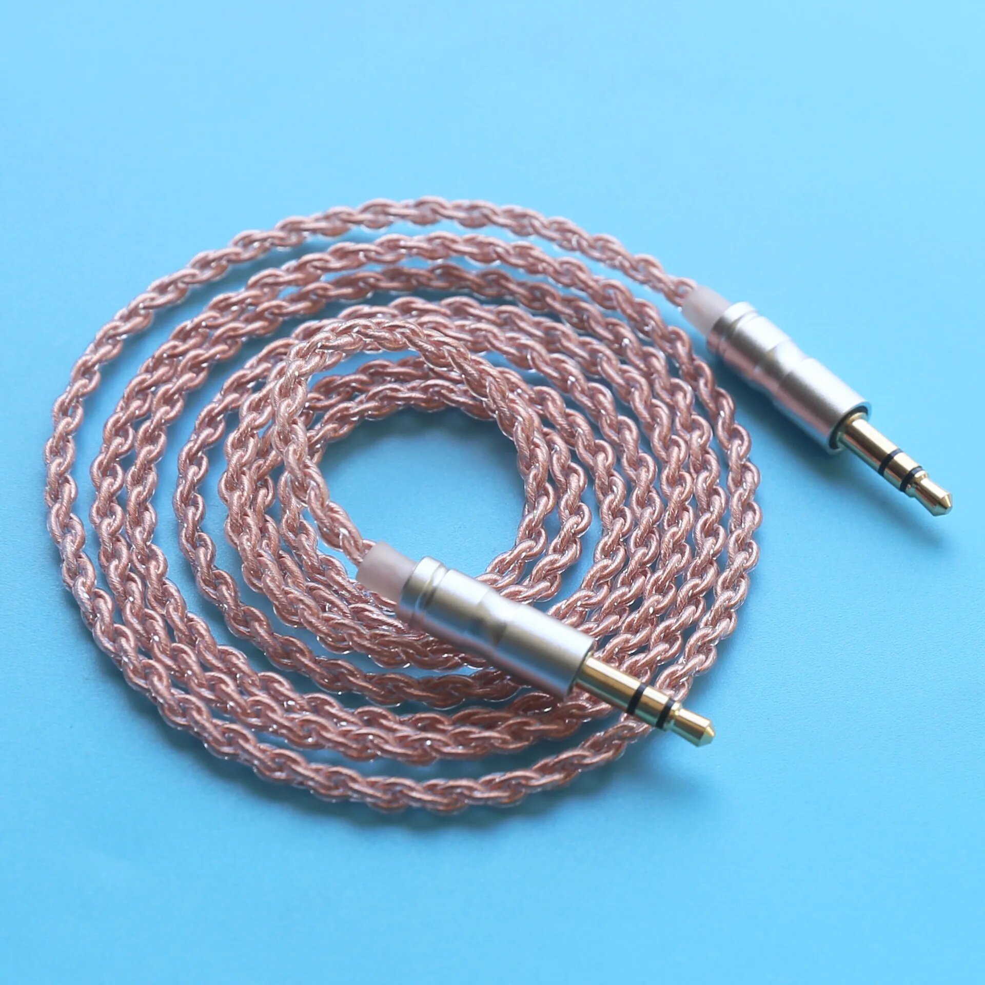 5 шт. 3,5 мм аудиокабель «папа-папа» 4-жильный посеребренный кабель для наушников компьютерные соединительные кабели 120 см