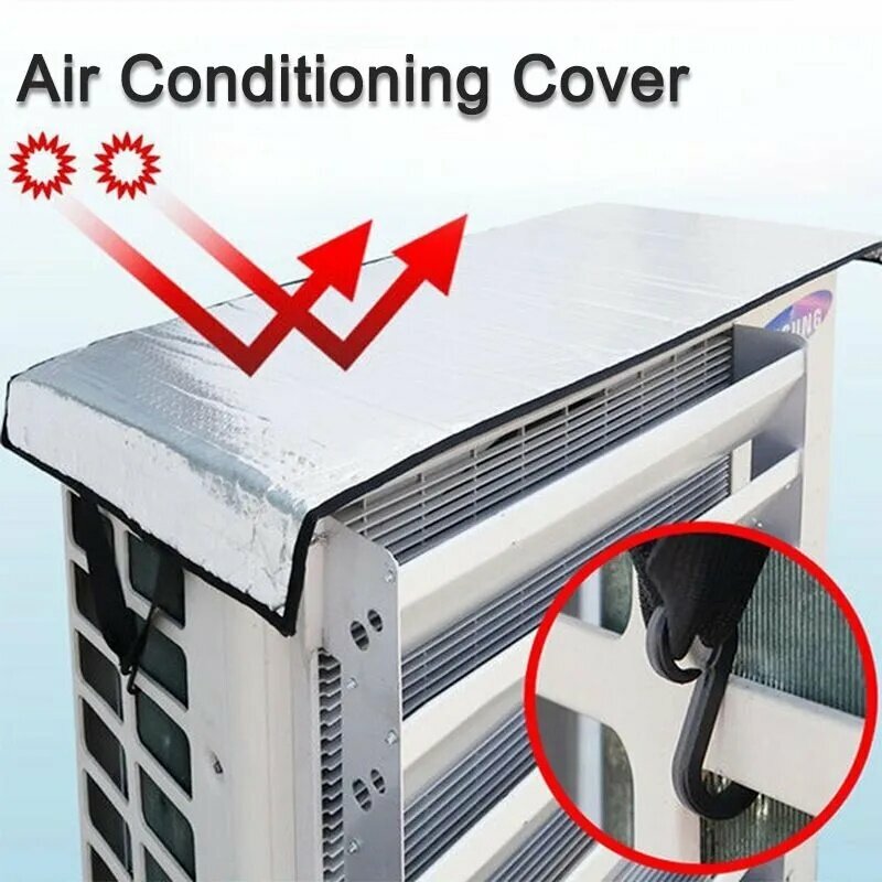 Козырёк для наружного блока кондиционера, защита от дождя, снега и солнца, 47*94 см, универсальный водоотталкивающий чехол