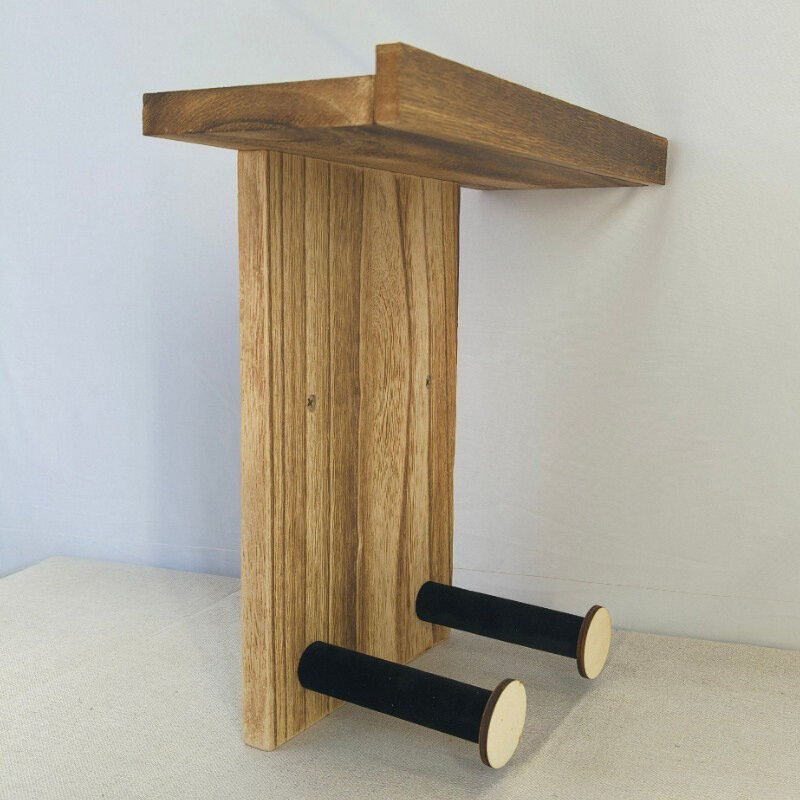 Настенный декор из массива дерева для гитар, подставка для укулеле из массива дерева для гостиной и магазина, подставка для бас-гитары, эрху, гитары.