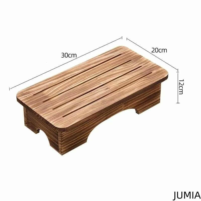 Скамья/скамеечка для ног из массива дерева/30x20x12 см