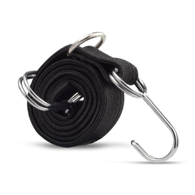 Эластичные стропы-багажники для мотоцикла, 1 метр черного цвета