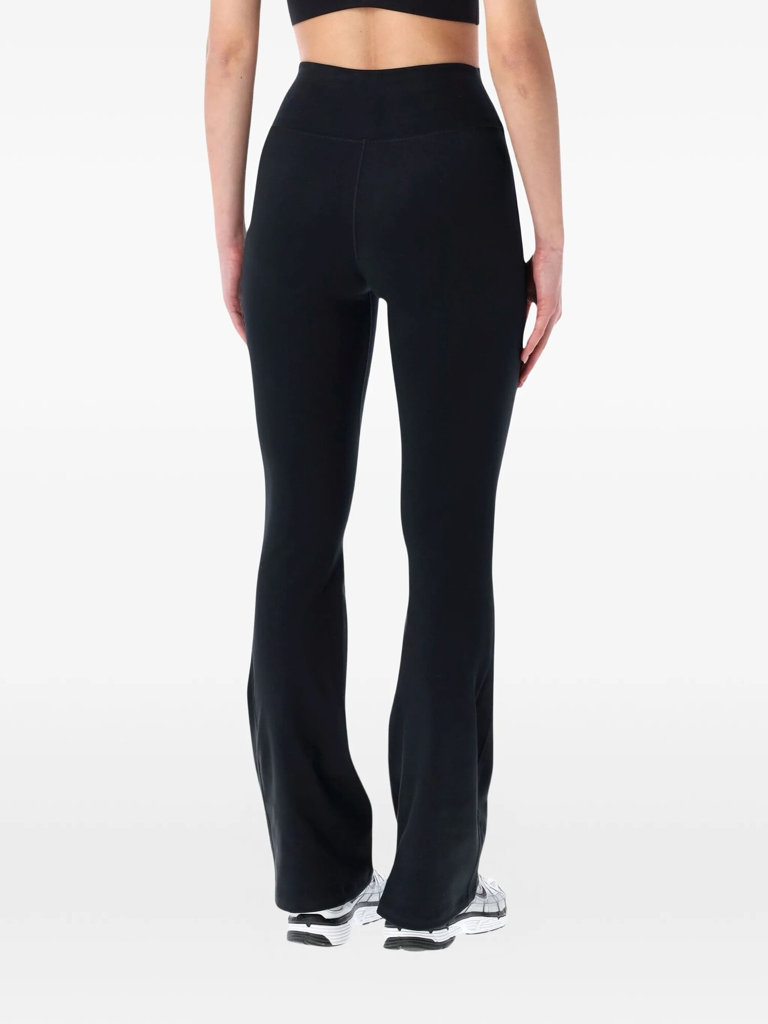 Брюки клеш NIKE Logo-detail trousers, размер M, черный — фото 1