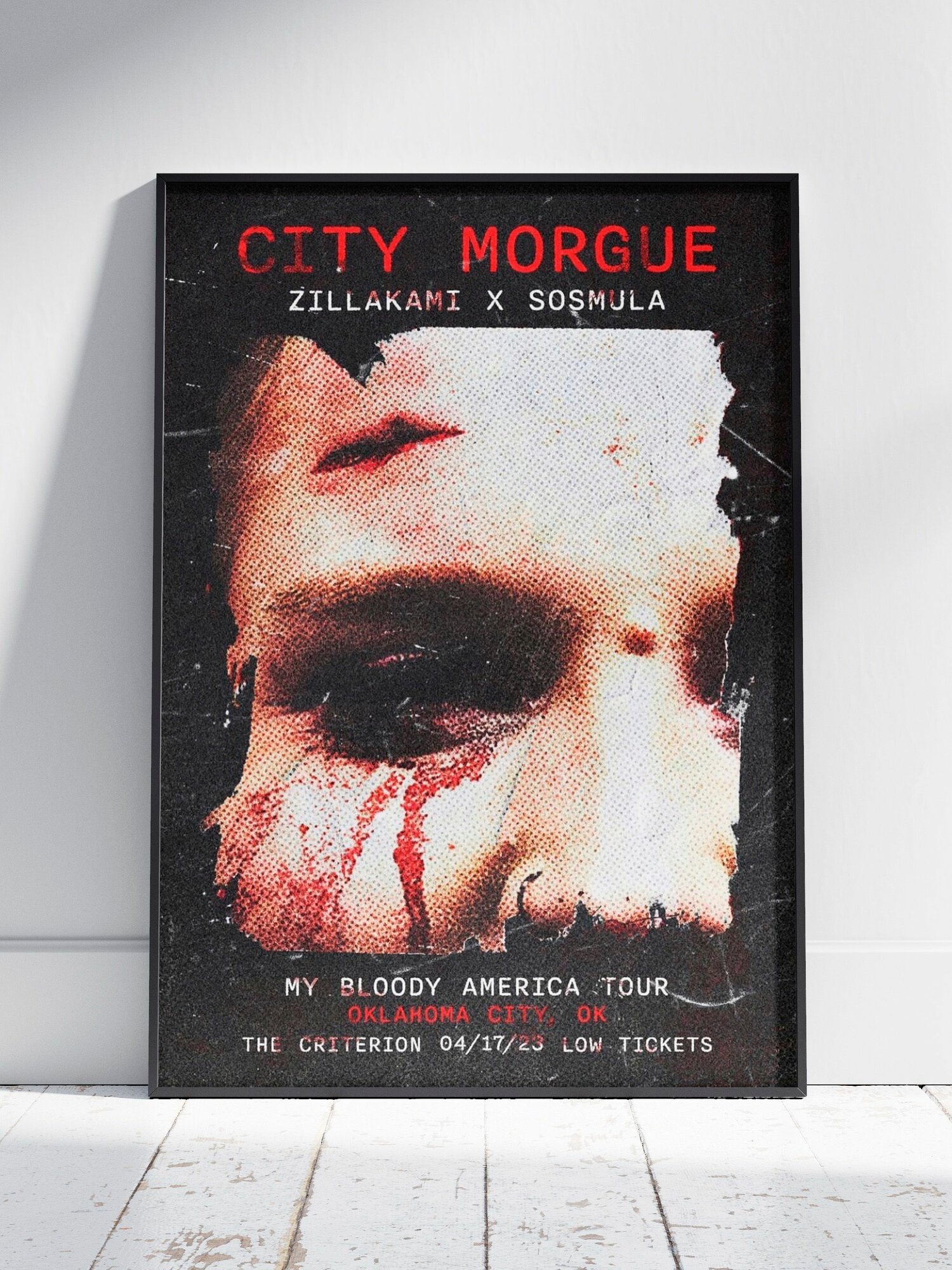 Плакат на стену для интерьера Сити Морг (City Morgue 18) - Постер по музыке и артисту формата A4 (21x30 см)