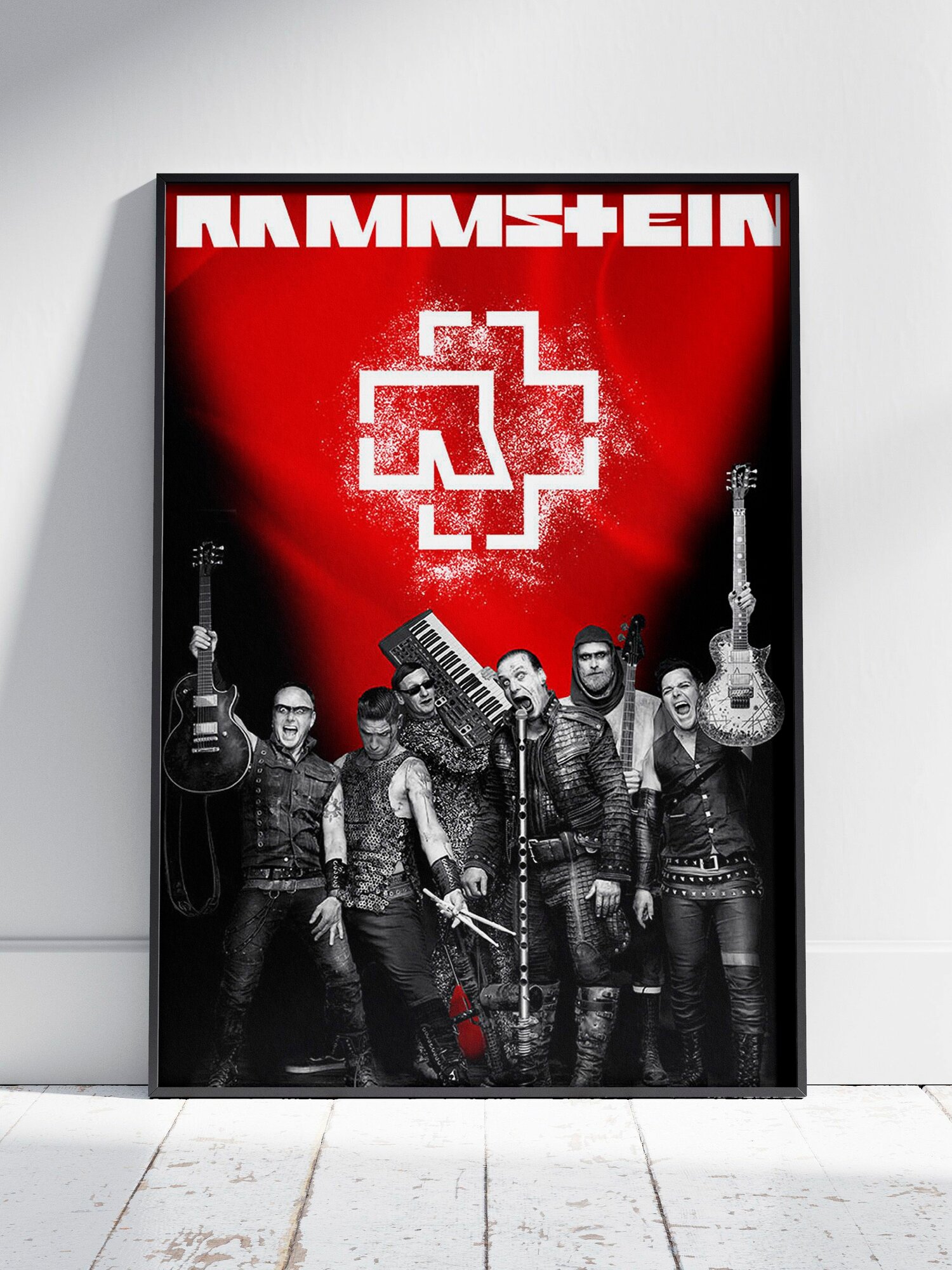Плакат на стену для интерьера Rammstein (Рамштайн 21) - Постер по музыке и артисту формата A4 (21x30 см)