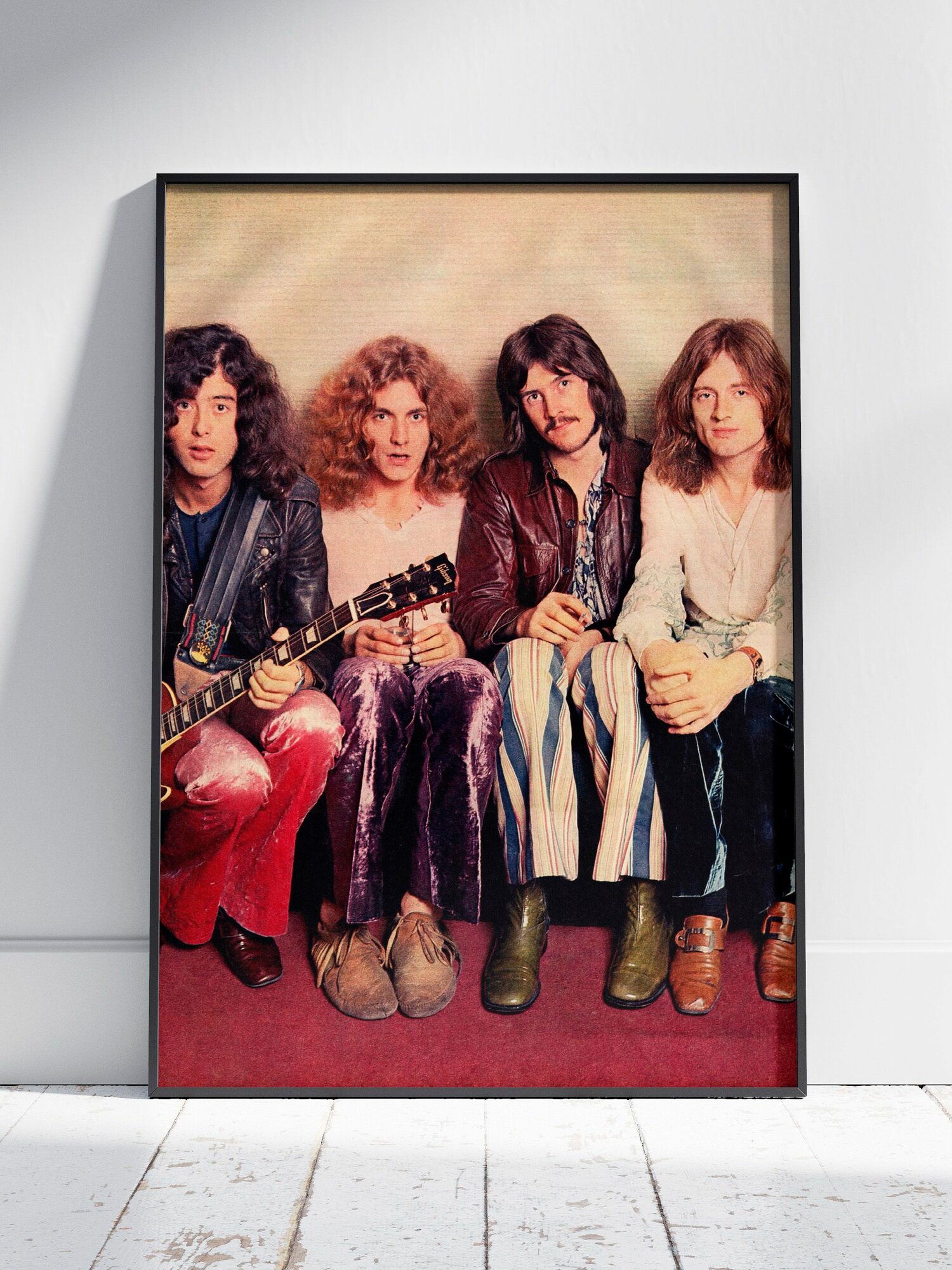 Плакат на стену для интерьера Лед Зеппелин (Led Zeppelin 10) - Постер по музыке и артисту формата A4 (21x30 см)