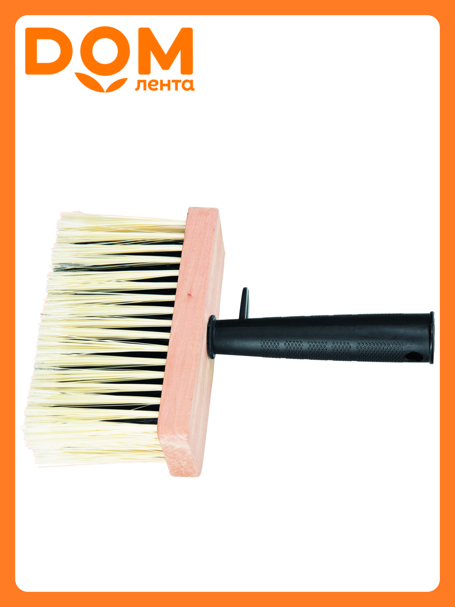 Кисть MTX 84086, макловица, искусственная щетина, деревянная ручка, 170x70 мм