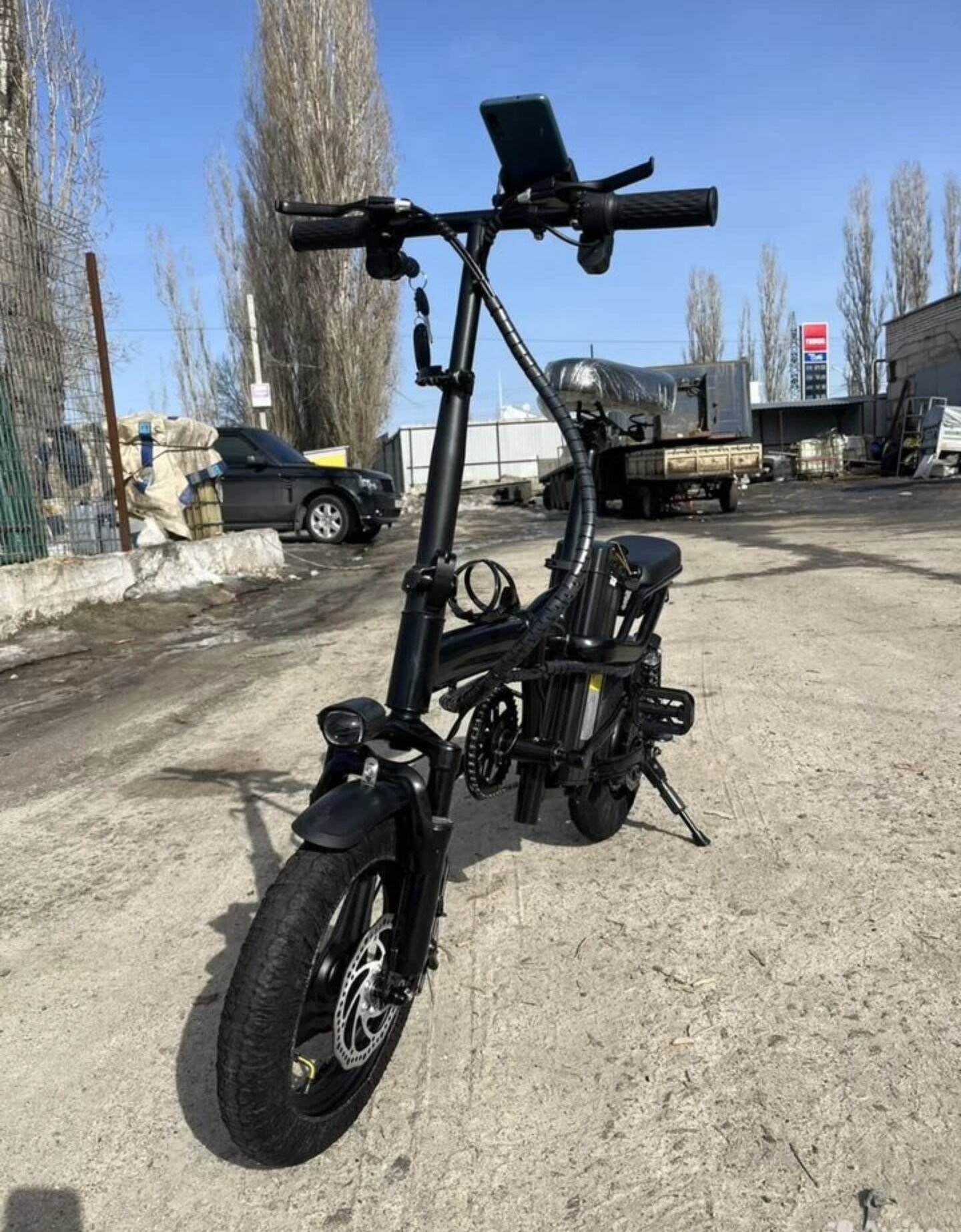 Электровелосипед Armelona "AR-18", складной, чёрный, 500Вт, аккумулятор 13Ач