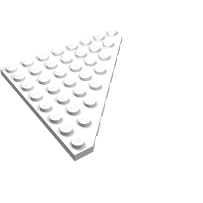 Деталь Lego 30504 Wedge, Plate 8 x 8 Cut Corner