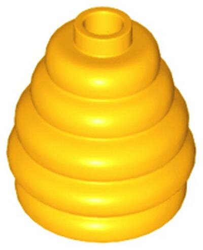Деталь Lego 35574 Cone 2 x 2 x 1 2/3 with Stacked Rings (Beehive / Cotton Candy)