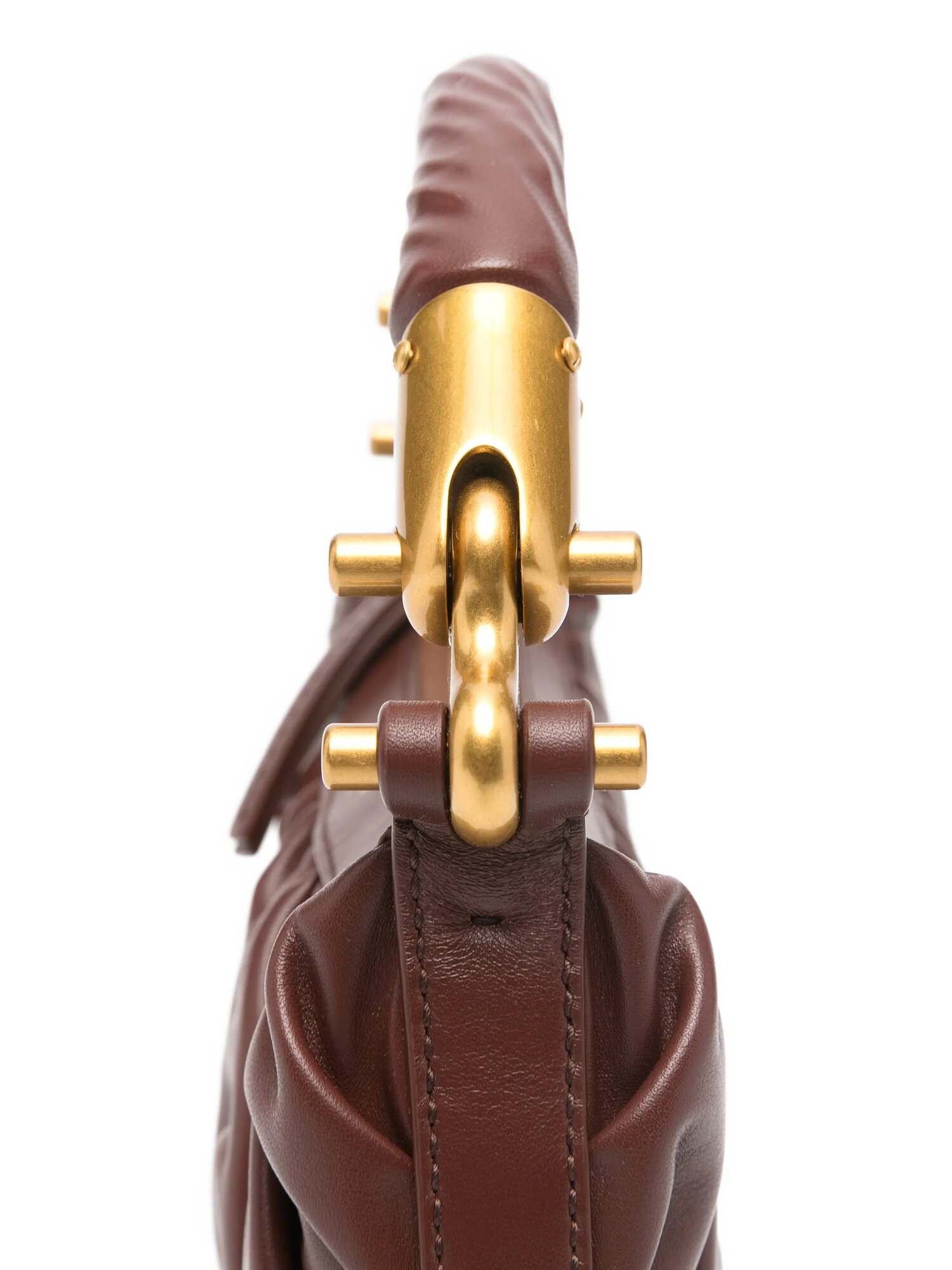 Сумка BALMAIN Ébène, brown — фото 1