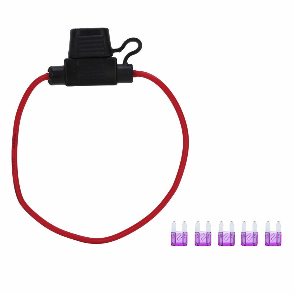 5шт держатели предохранителей с предохранителями