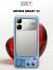 Чехол на Infinix Smart 20 / Инфиникс Смарт 20 с принтом Голубое радио