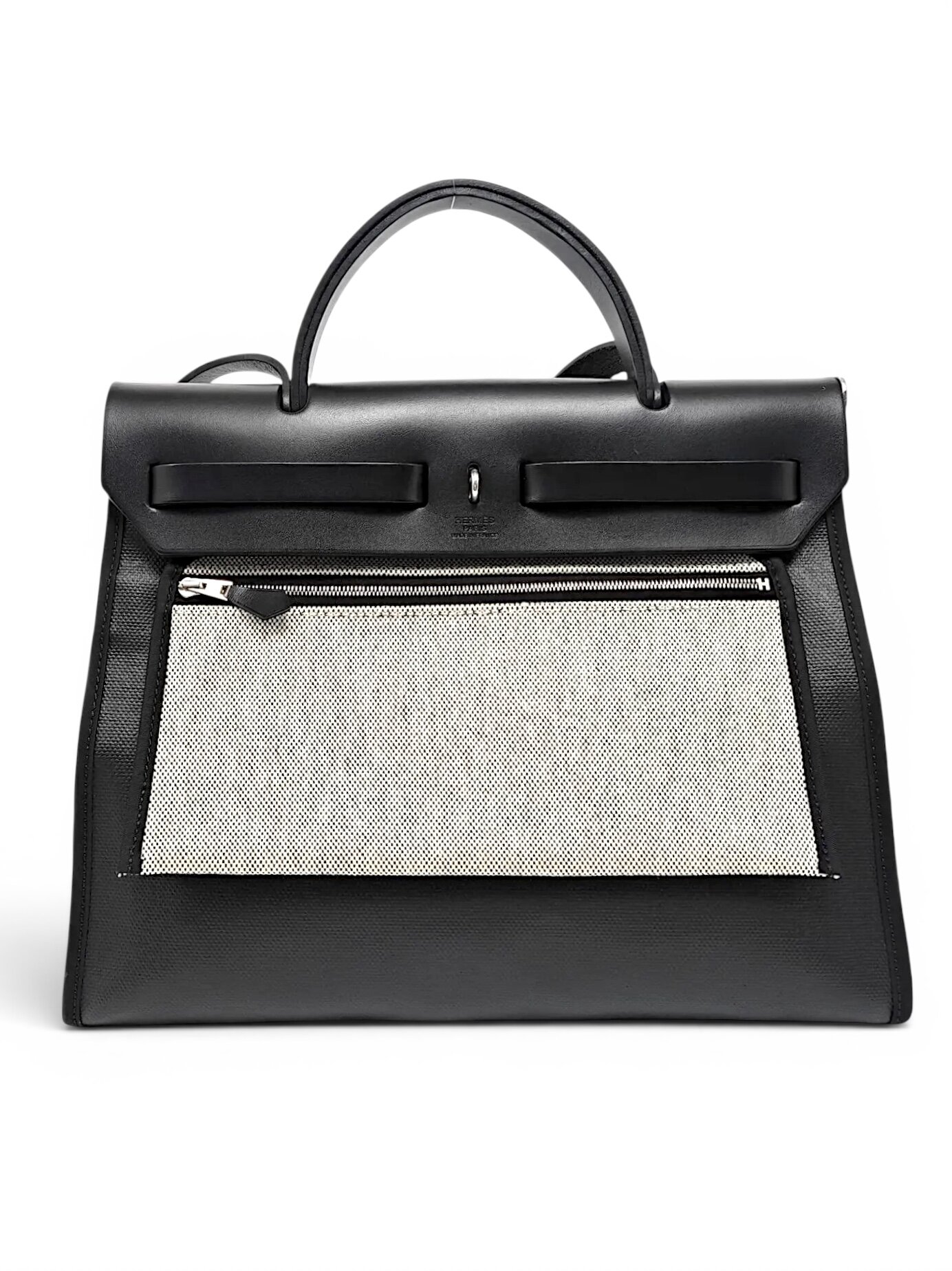Сумка сэтчел Hermes Herbag 31 Zip, черный — фото 1