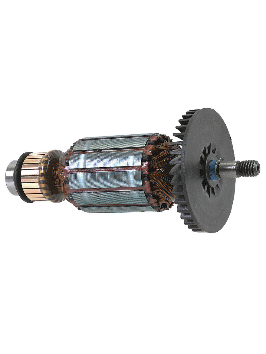 Ротор (Якорь) Black & Decker для рубанка KW712 TYPE 2 220В (L-135 мм, D-38 мм, резьба М8 (шаг 1.25 мм))