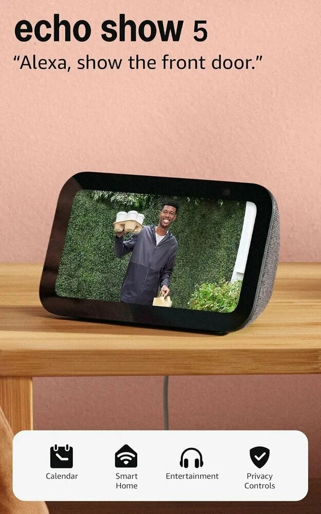 Умная колонка Amazon Echo Show 5 черная