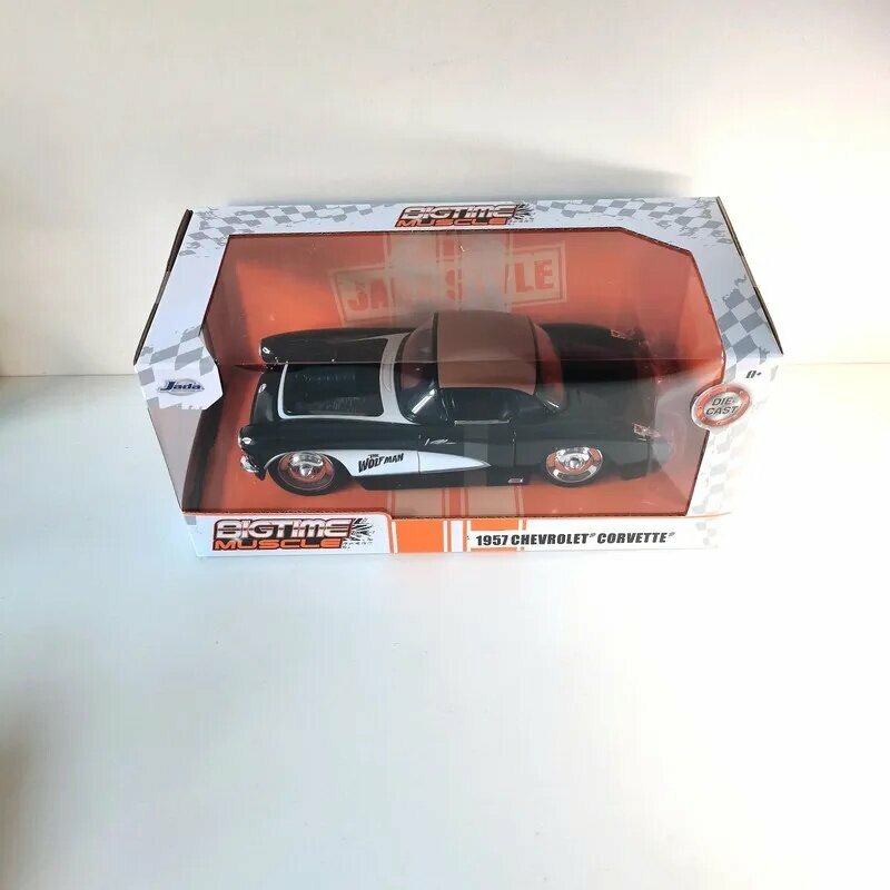 JADA 1:24 Fast & Furious Машина-игрушка Chevrolet Corvette Бэтмен 1957 года