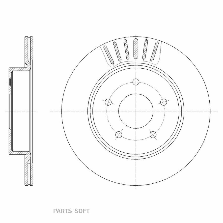 GR21786 G-BRAKE Диск тормозной вентилируемый G-brake GR-21786 G-BRAKE GR21786 | цена за 1 шт