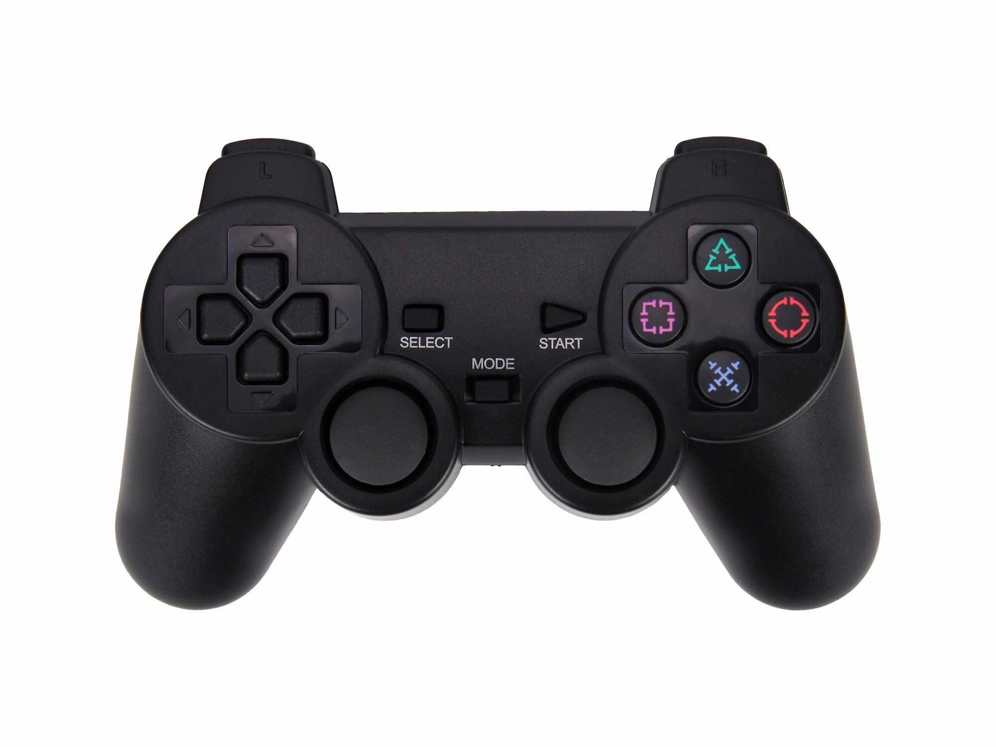 Джойстик для пк беспроводной, для Sony PlayStation , PS2, PS3, андроид ТВ, черный