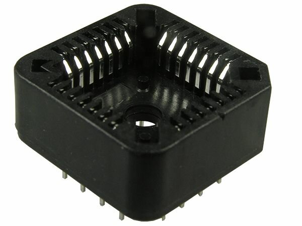 PLCC-28, SMD панелька для микросхем / 3 штуки