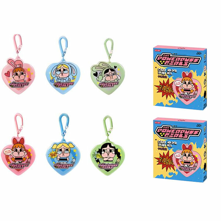 Держатель для карт унисекс POP MART Powerpuff Girls, Two Blind Boxes (Random Style)