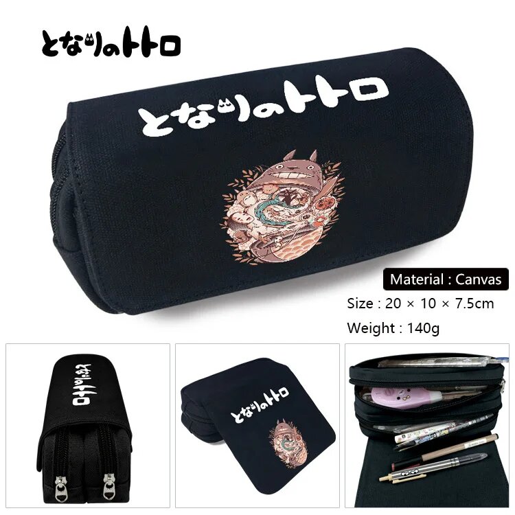 Пенал Bandai Totoro 21см Черный, 16
