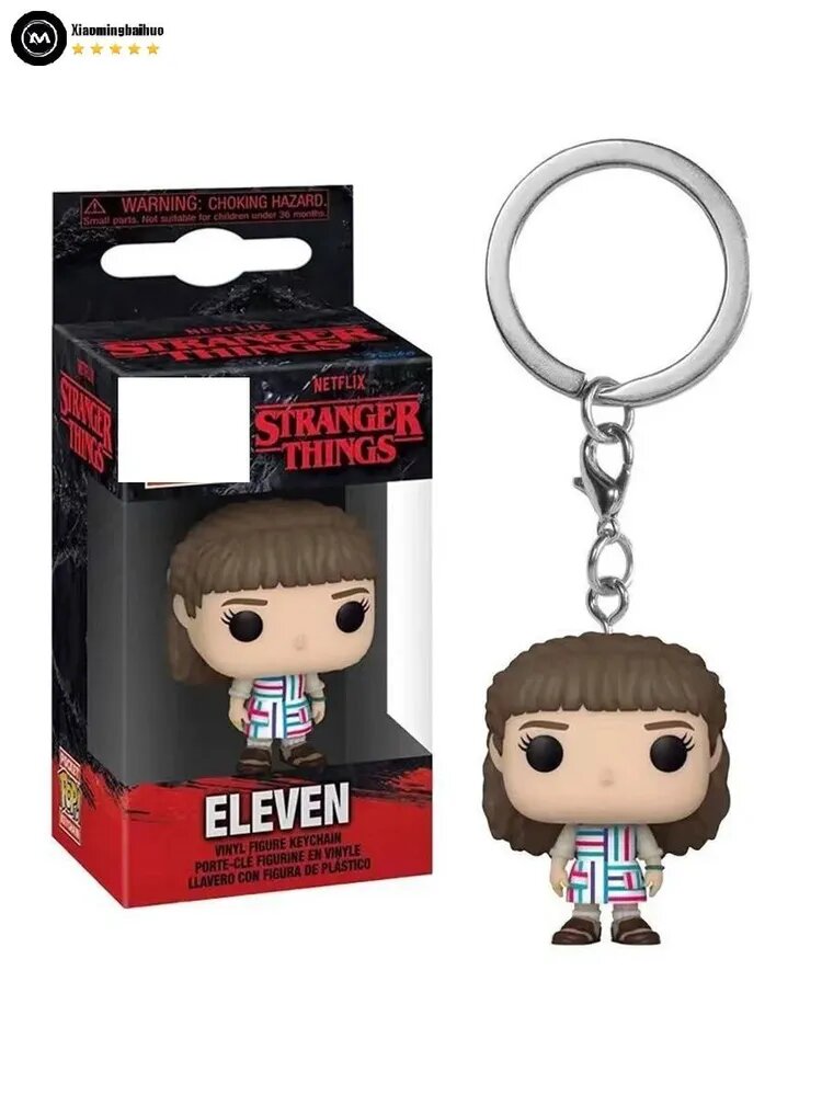 Миниатюрная статуэтка премиум Funko Pop Keychain Eleven Stranger Things