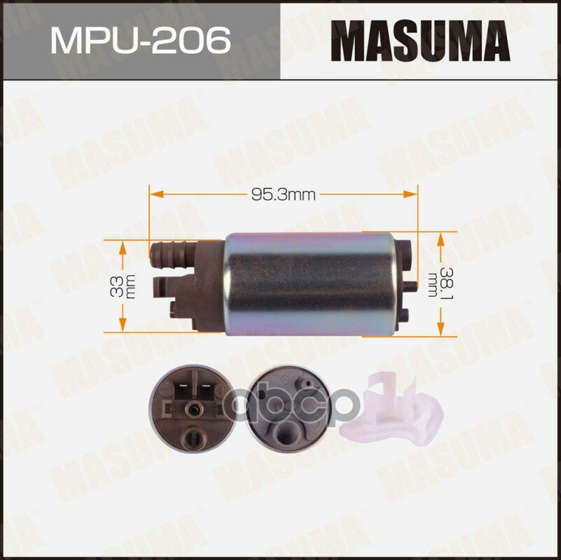 Бензонасос эл. с фильтром INFINITI EX/FX 35/ NISSAN Teana/ Skyline 08-> Masuma арт. MPU-206