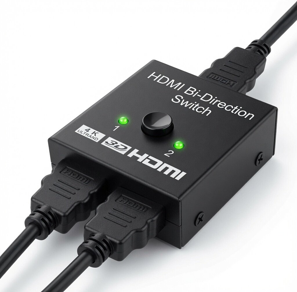 Двусторонний HDMI переключатель 2 в 1 и 1 в 2 Bi-Direction Switch+HDR 1x2
