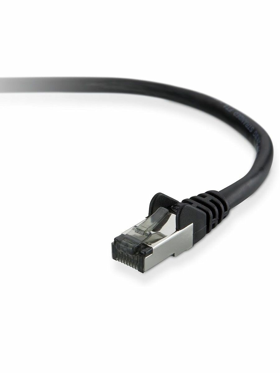 Кабель сетевой Belkin Cat6 Networking RJ-45-RJ-45 Cable. Длина: 15м. Цвет: черный