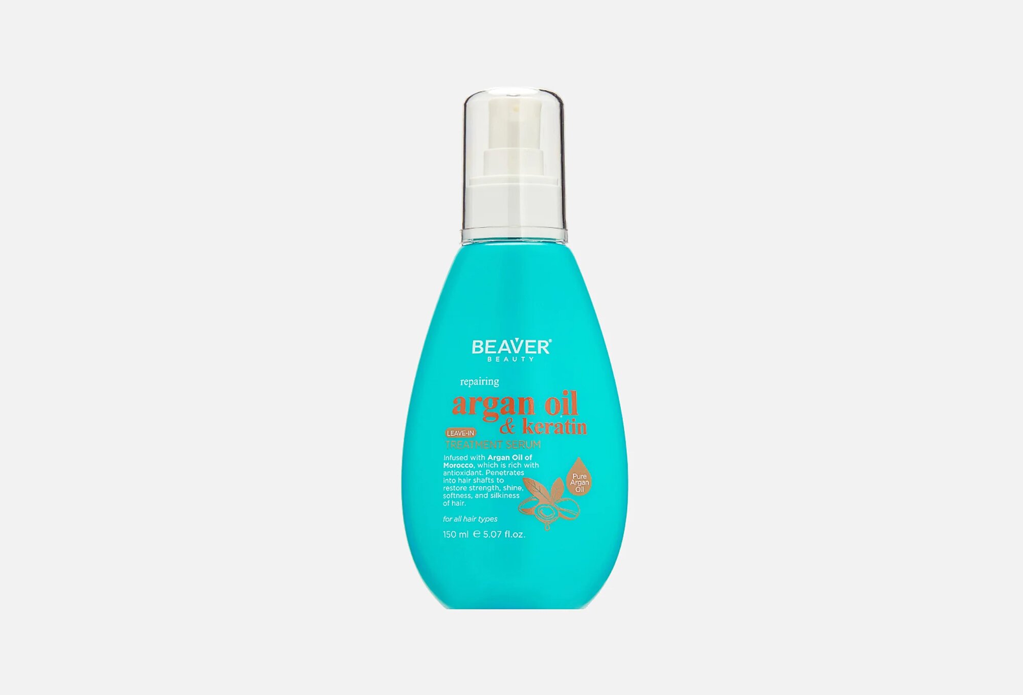 Несмываемый кондиционер Beaver Argan Oil, для волос, с аргановым маслом, 150 мл