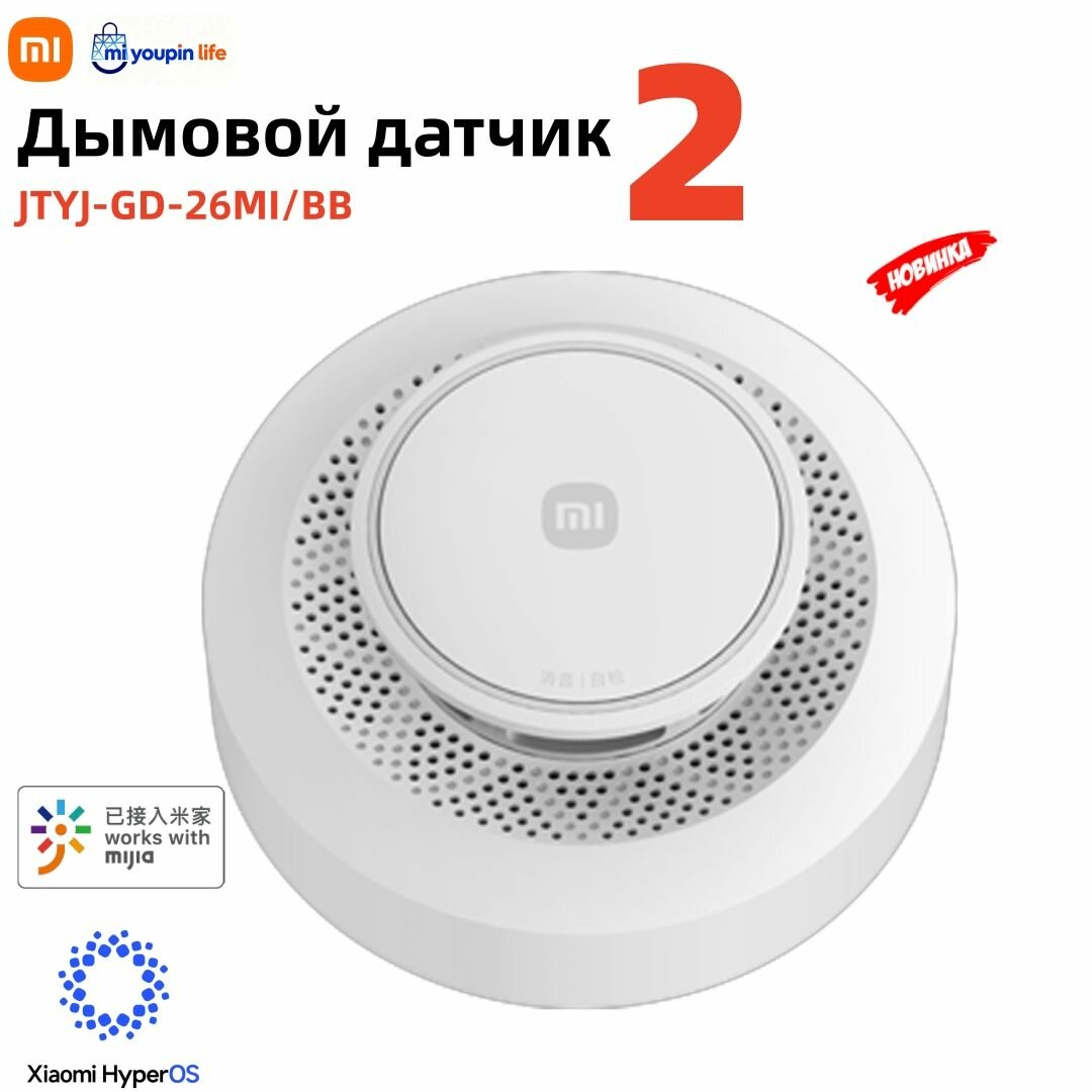 Дымовой датчик Xiaomi smoke detector 2(Mihome APP)