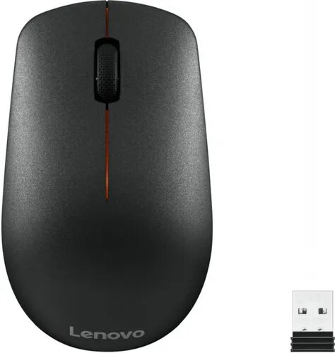 Мышь беспроводная Lenovo 400 черный оптическая 1200 dpi USB 3but (GY50R91293)