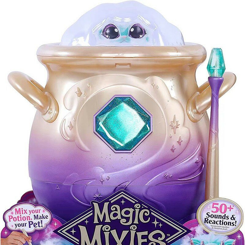 Игровой набор Magic Mixies Волшебный запотевающий котел 20 см плюшевая игрушка, синий/Без запчастей (Цвет товара: синий)