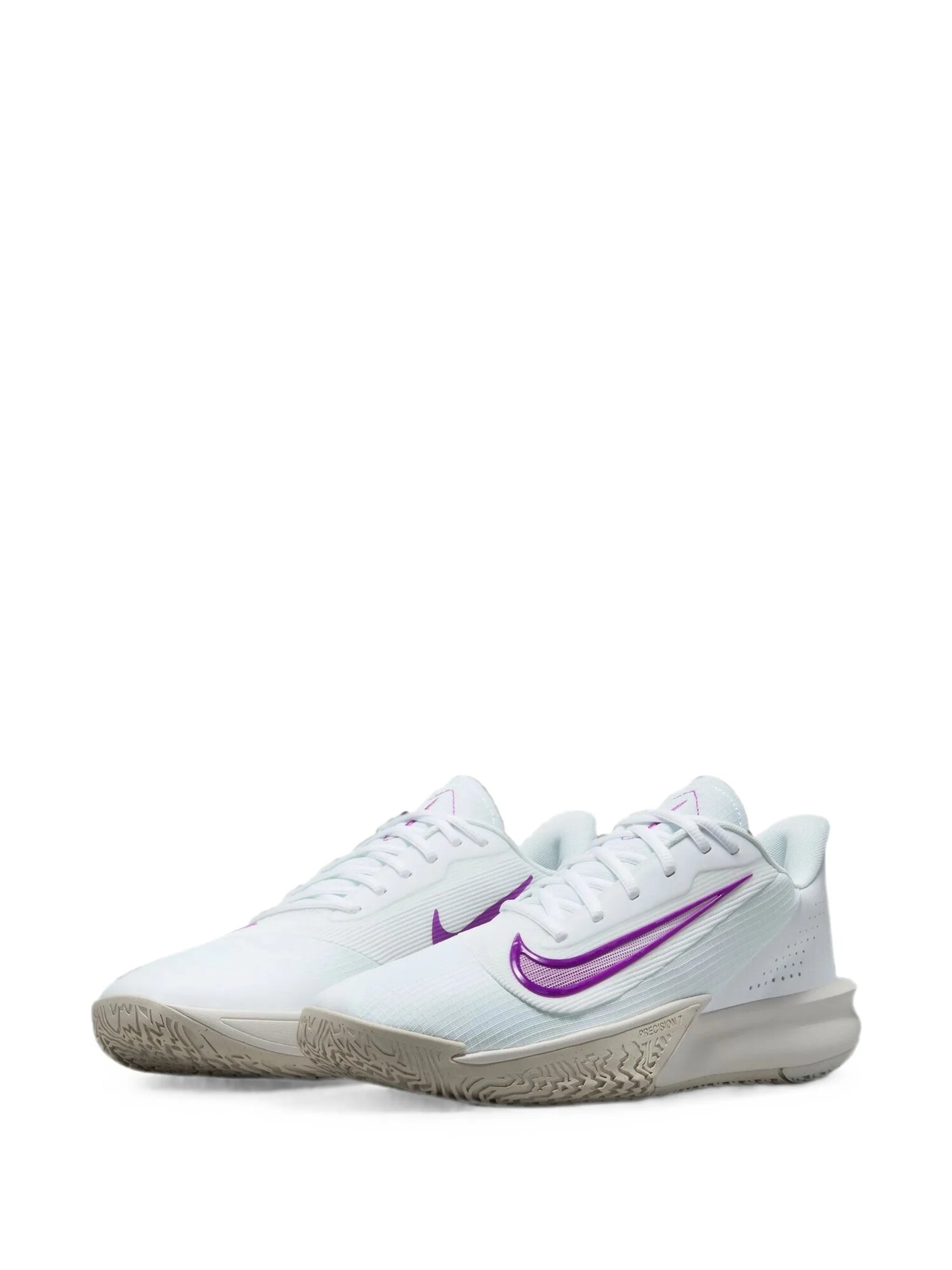 Кроссовки NIKE Precision 7, размер 10.5 US, бежевый/белый — фото 1