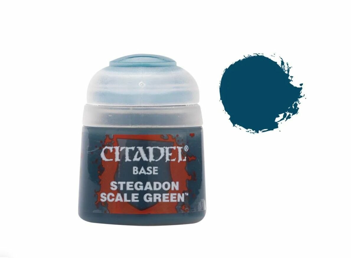 Акриловая краска (12мл) Цитадель Citadel Base - Stegadon Scale Green