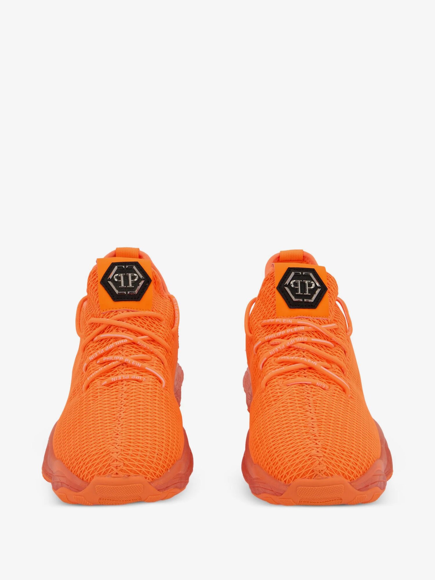 Кроссовки PHILIPP PLEIN Runner Hyper $hock, размер 39, green/orange — фото 1