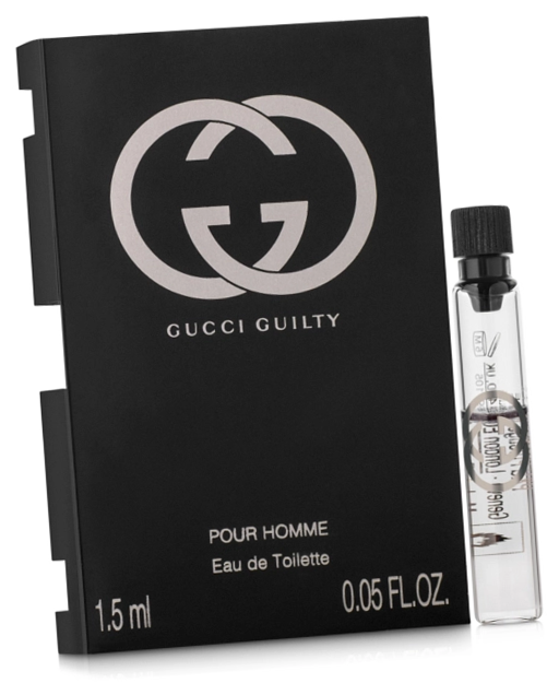Мужской Edt Gucci Guilty Pour Homme 1.5 мл сэмпл - Гуччи Гилти Пур Хом