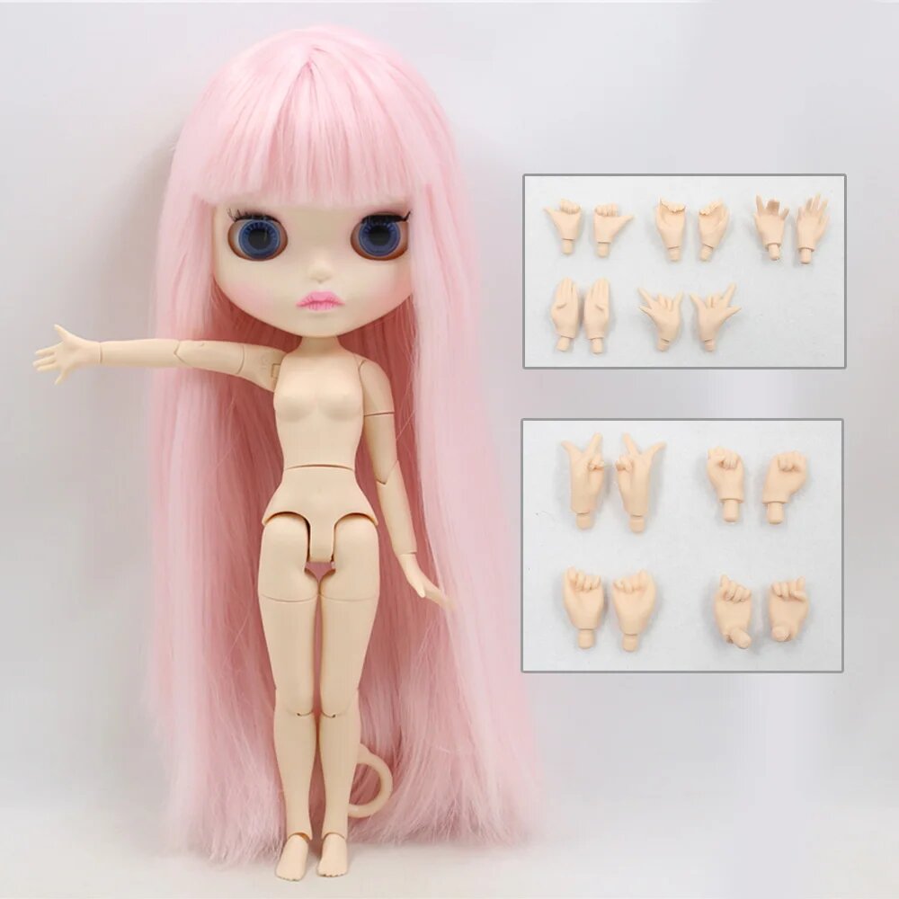 Кукла DBS 1/6, розовый, 30 см, naked doll F