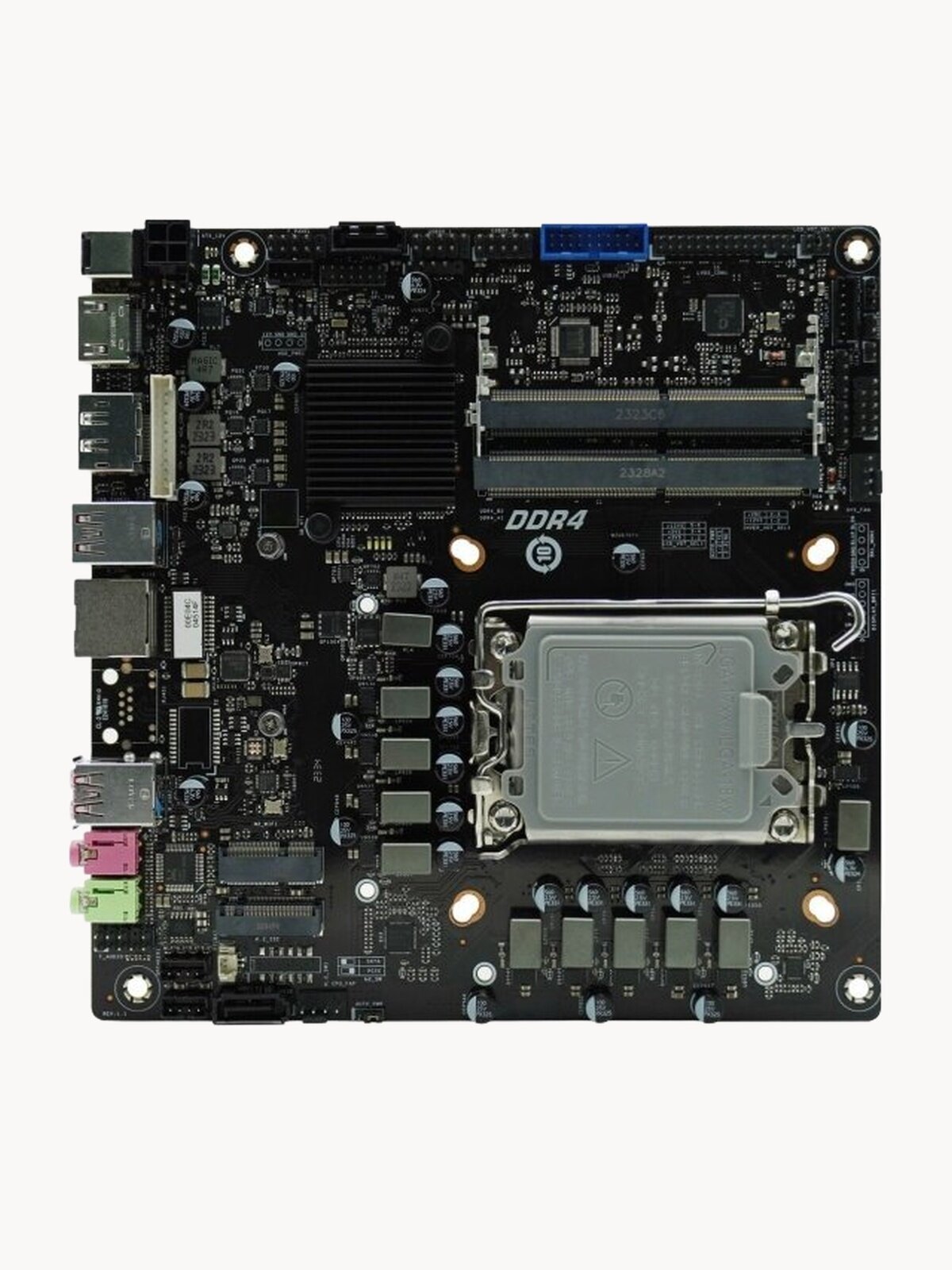 Материнская плата Afox AFMIQ670D4-MI4-V2 (LGA1700, Mini-ITX)