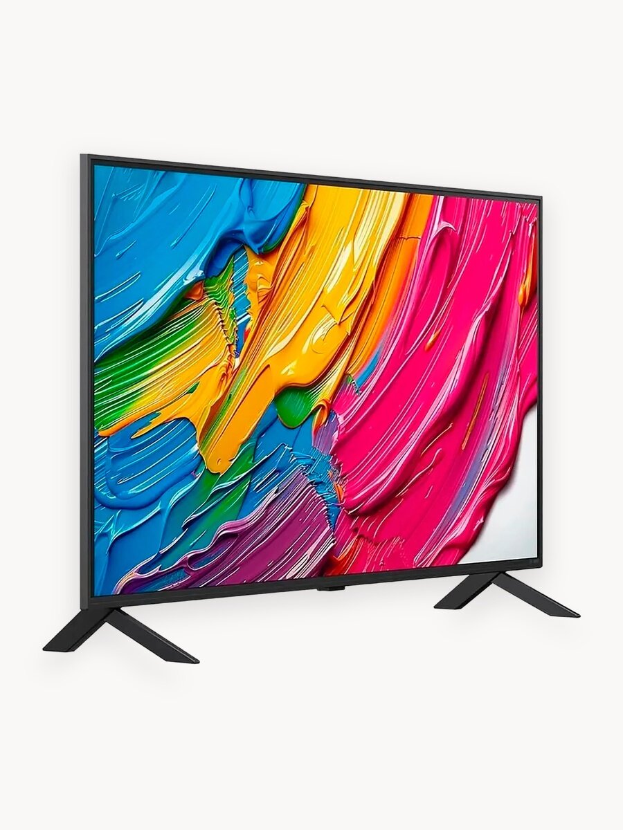 Телевизор LG 43QNED80A6A черный, 4K UltraHD, 3840x2160, QNED, Smart TV, Wi-Fi, BT, webOS
