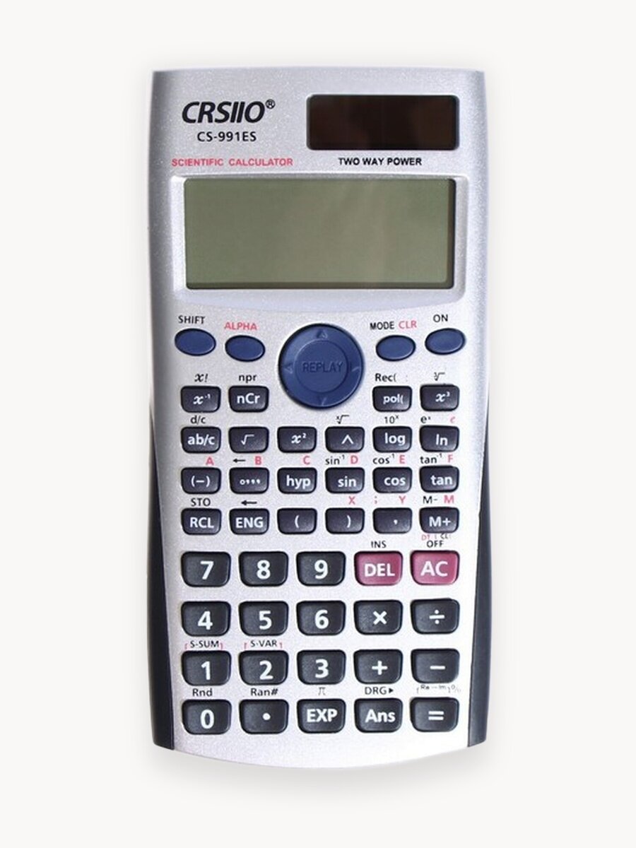 Калькулятор инженерный, 10-разрядный, fx-570ES, двойное питание, двухсточный