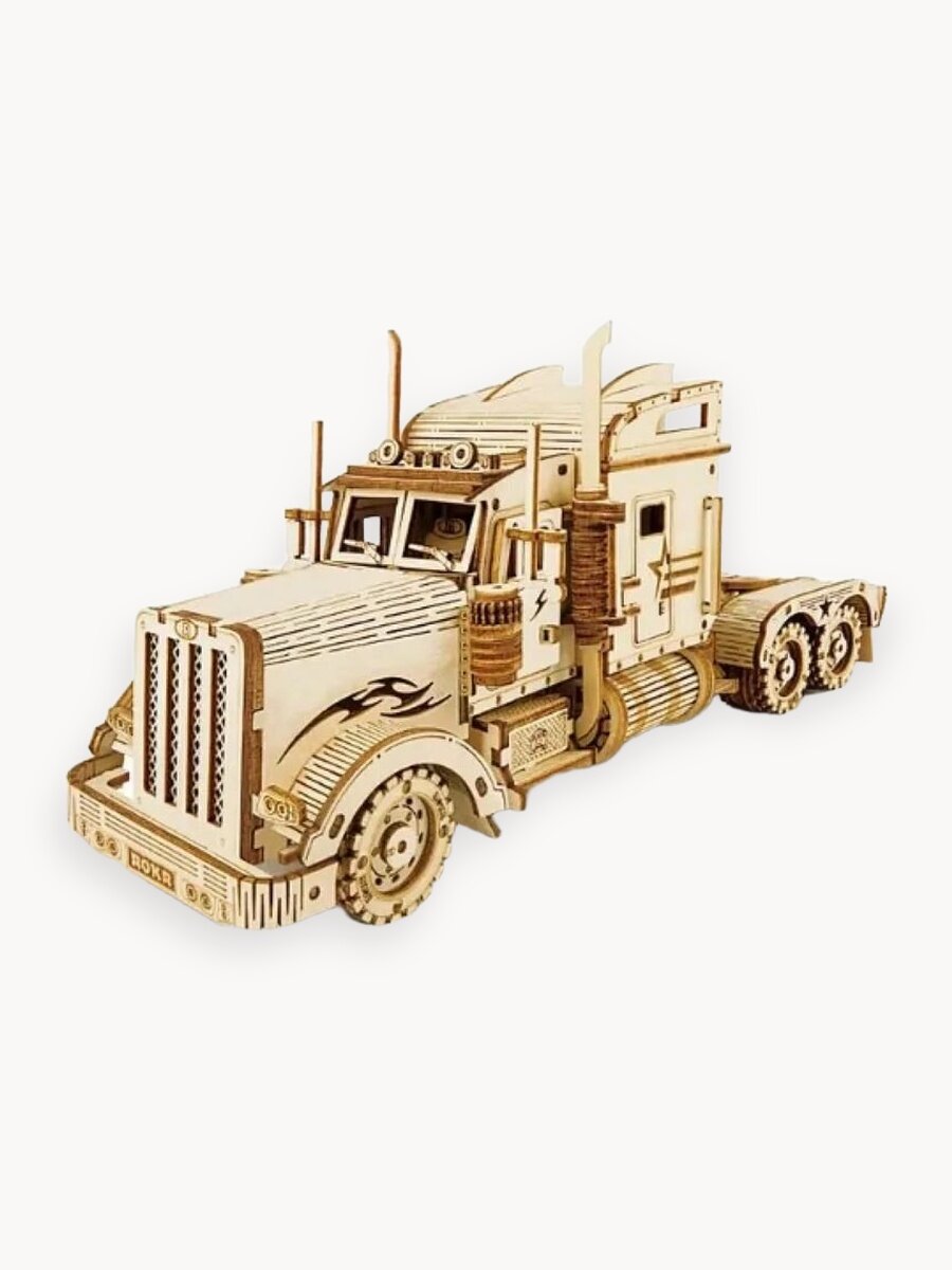 Деревянный конструктор Большой грузовик