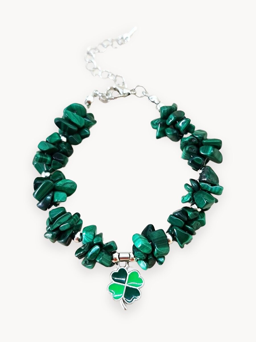 Браслет, малахит