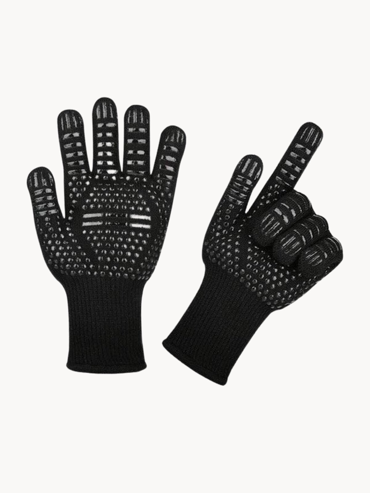 Перчатки для гриля и барбекю термостойкие огнеупорные жаропрочные 2 штуки пара